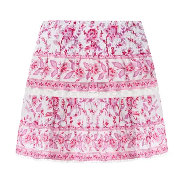 BINDU Clarita Skirt Peony - Pink