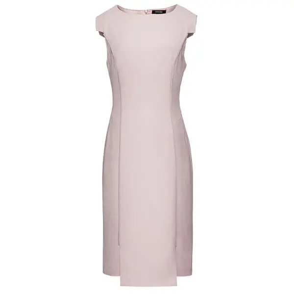 SMART AND JOY Structured Sleeveless Dress - Pink