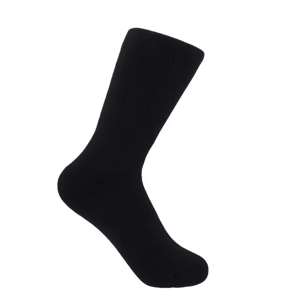 PEPER HAROW - MADE IN ENGLAND Plain Bed Socks - Black