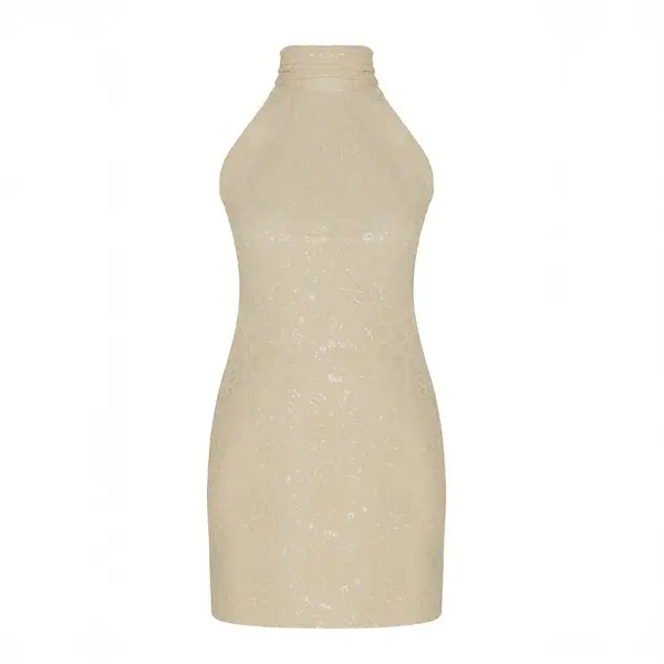 HERFETCH Neutrals Mini Flirty Dress