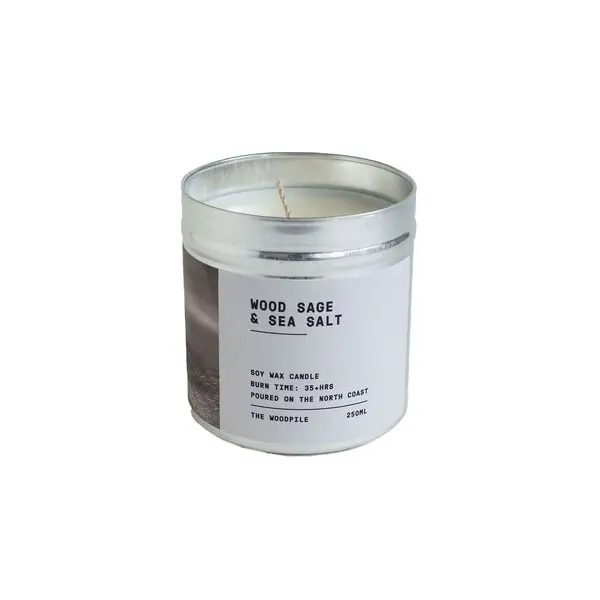 THE WOODPILE PROVISIONS Wood Sage & Sea Salt - White