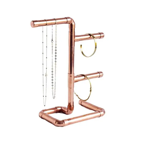 ANATOLIACRAFT Neutrals Copper Jewelry Stand Necklace & Bracelet Holder - Brown