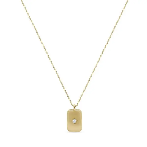 CLEMENCE WREN Gemstone Token Pendant Necklace - Gold