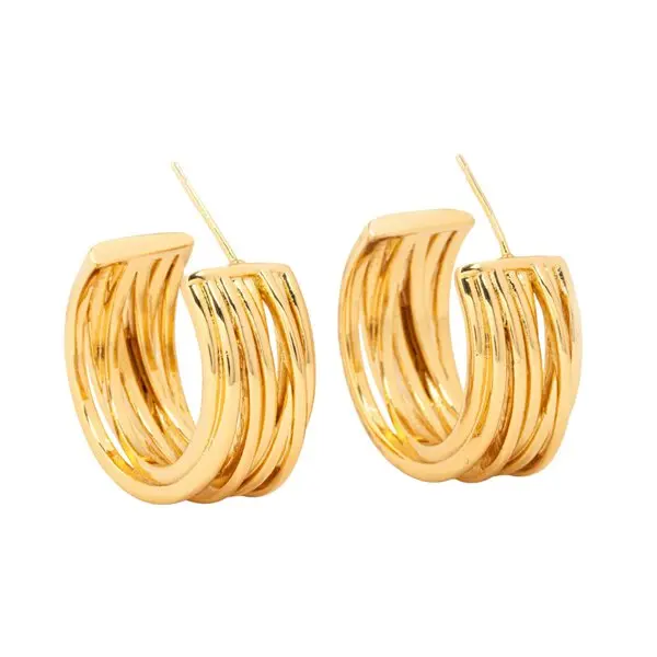 UCHI & SOTO Nami Twist Earrings - Gold
