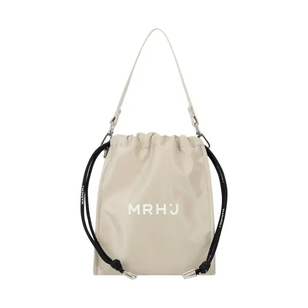 Marhen.j Recycled Nylon Mini Cross Bag Toasti Beige - White