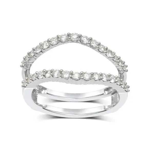ARTISAN 18k Gold Diamond Double Curve Ring - White