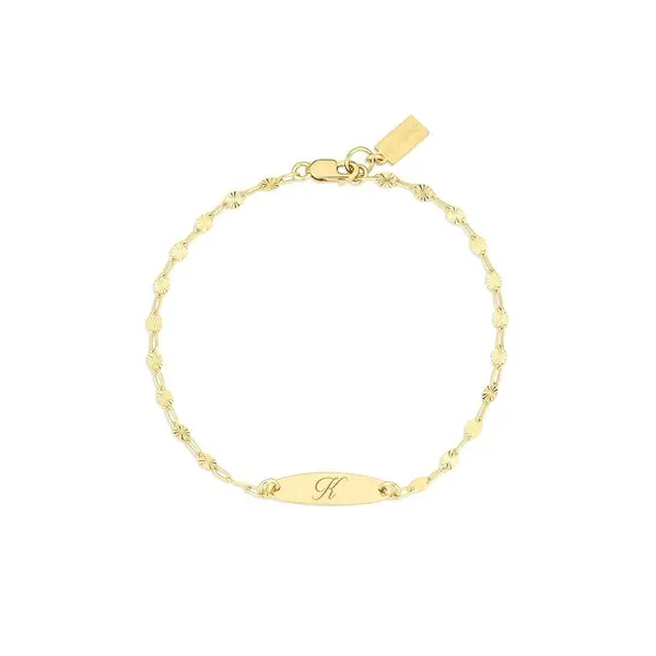 SET & STONES Banks Initial Bracelet - Gold