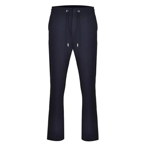 DAVID WEJ Ashford Loose Fit Side Stripe Trouser – Navy - Blue