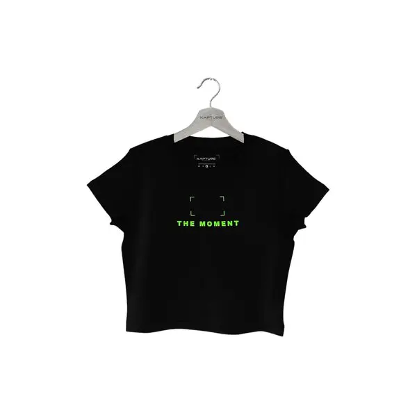 KAPTURE The Mot Crop Top - Black