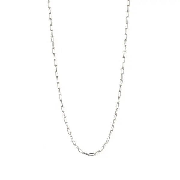 LILA RASA Paperclip Chain Necklace Medium - Silver