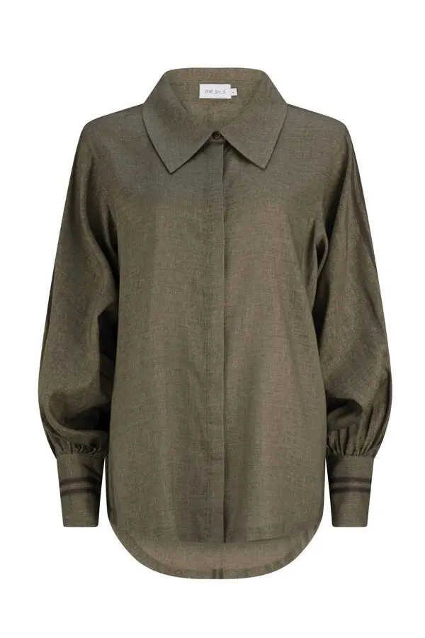 DREF Laguna Shirt Burnt Khaki - Green