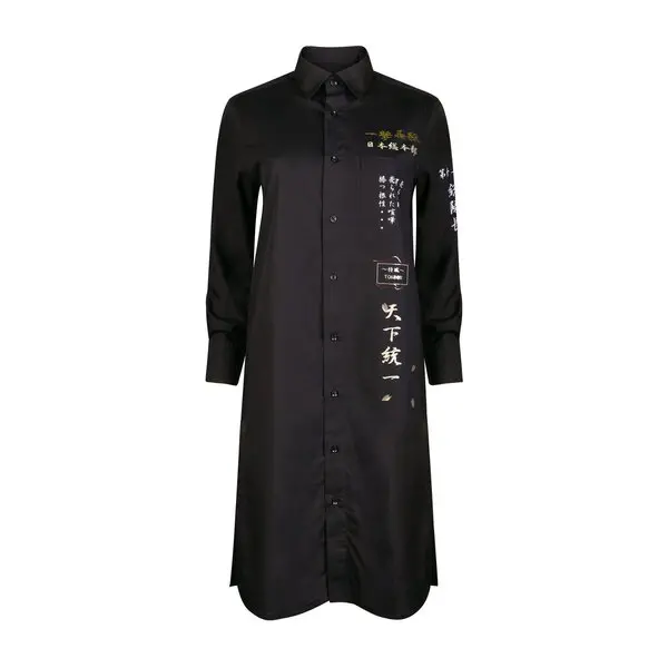 TOKKOU Japanese Cotton Long-sleeve Shirt - Black