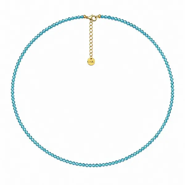 GAJÚ Fira Necklace Ocean Topaz