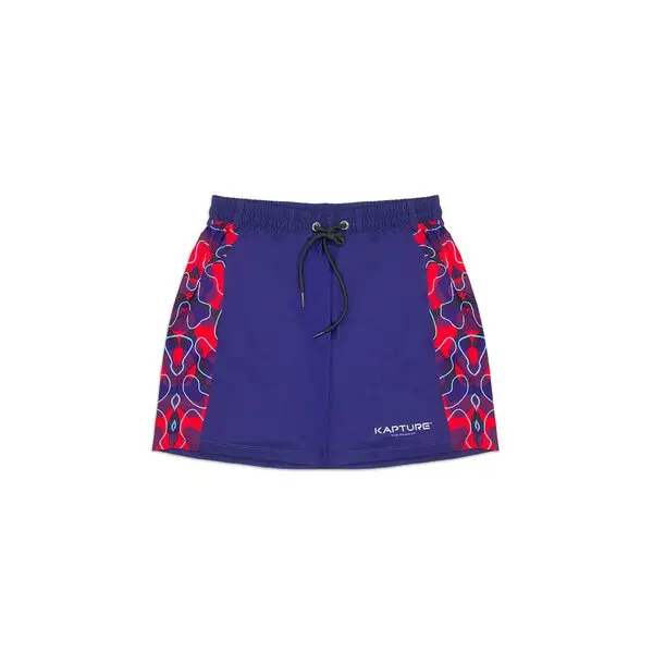 KAPTURE Neo City Camo Shorts - Blue