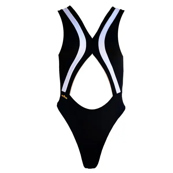 TOUCH BY ADRIANA CAROLINA Destiny One Piece Reversible Swimsuit With Cutout - Black