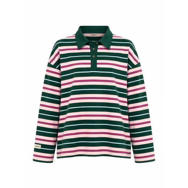 Mind Traveler Filipa And Pink Polo Shirt - Green