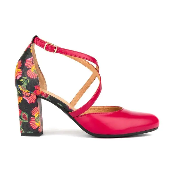 EMBASSY LONDON USA Kylie Black & Flowers - Red