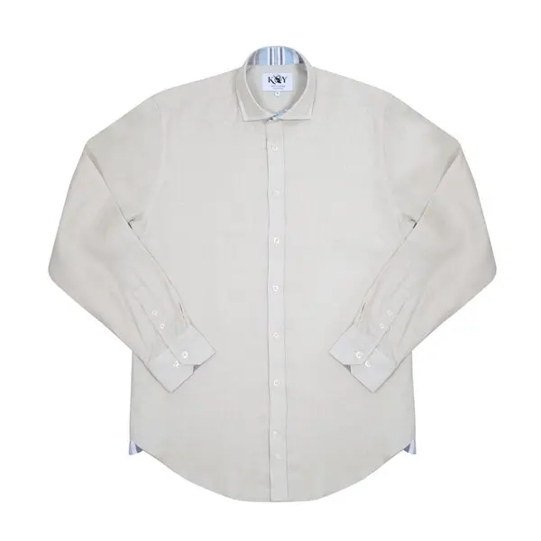 KOY CLOTHING Neutrals Sand Linen Shirt - Blue