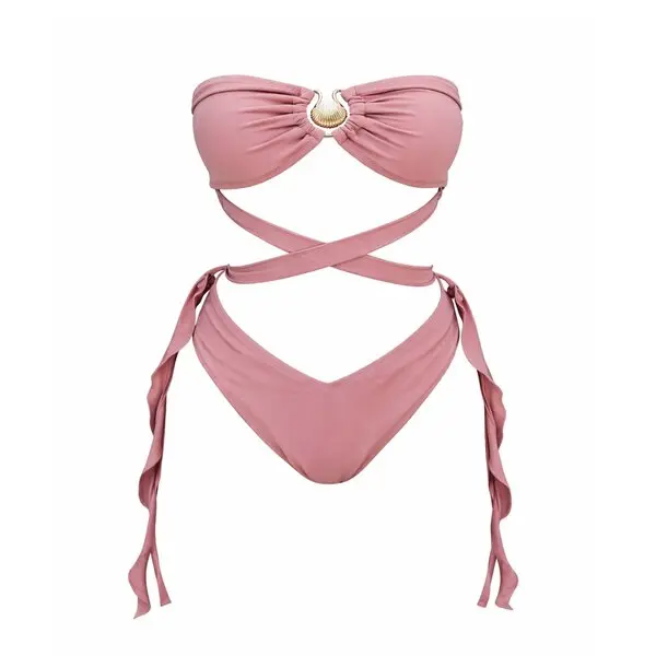 IVY SWIMWEAR Delmare In Peach Monokini - Orange