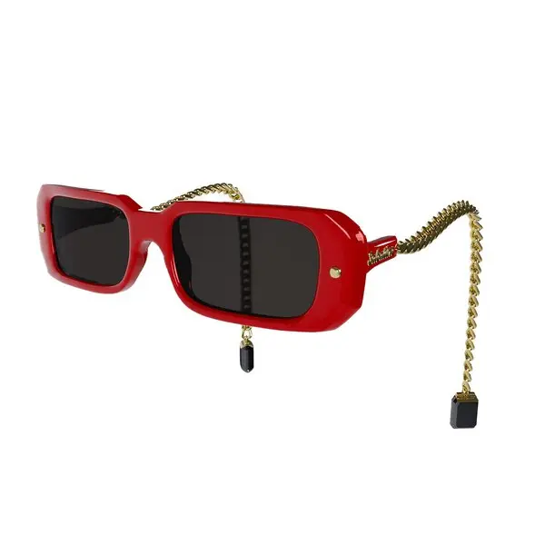 SABATINO Downlow Frames Acetate Gold Gem - Red