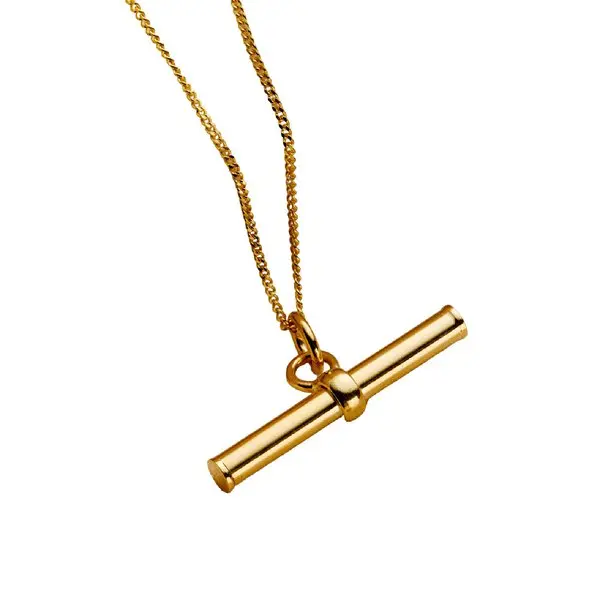 POSH TOTTY DESIGNS 9ct T-bar Necklace - Gold