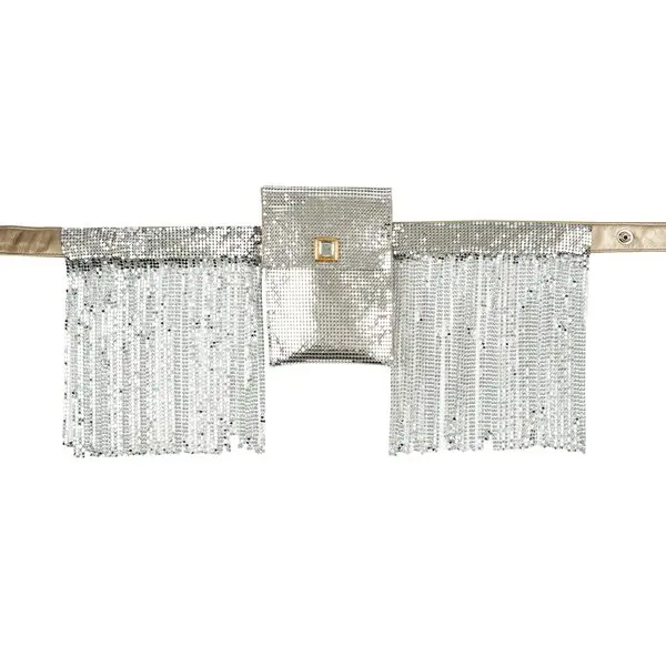 PALOMA LIRA Chain Belt Bag - Silver