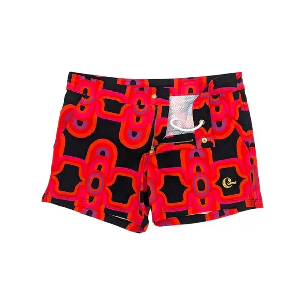 JULIA CLANCEY Sunset Rooftop Board Short Olympia - Black