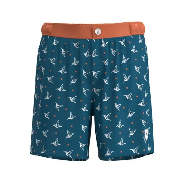 LIVE KOLIBRI Luxury Swim Trunks - Blue