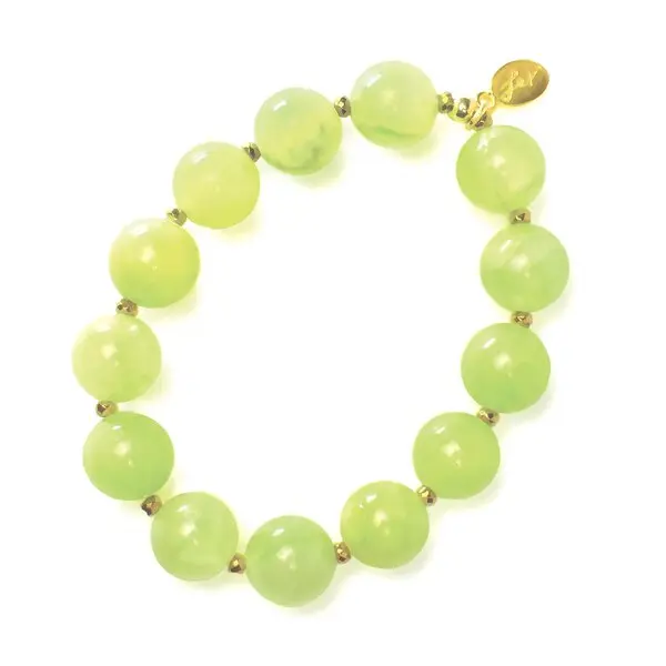 LEXI JEWELRY Serene Elastic Bracelet - Green