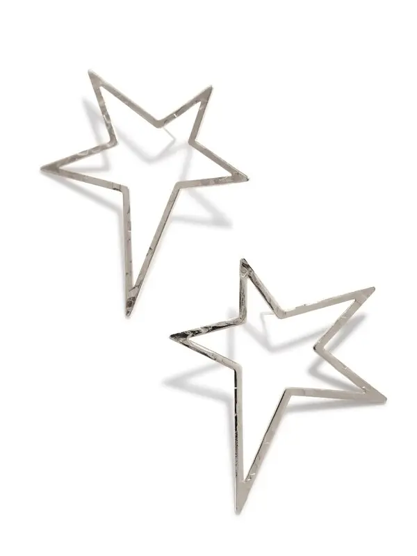 JAREDJAMIN Shooting Star Dust Post Earrings - Silver