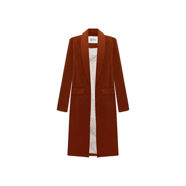 ROQAIA FASHION HOUSE Ember Elegance Corduroy Blazer