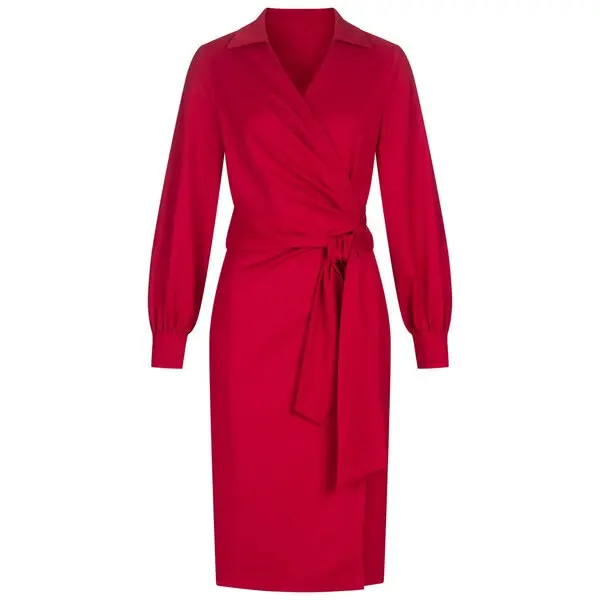 MARIANNA DÉRI Wrap Dress - Red