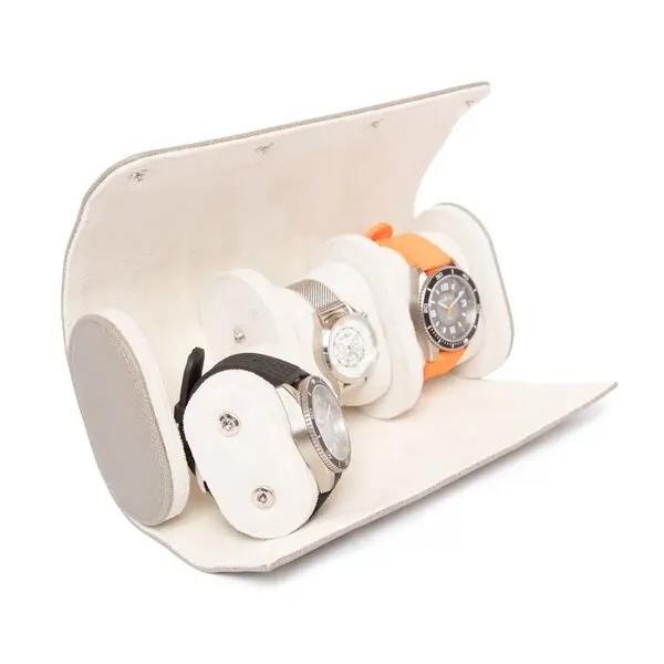 KENNETT WATCHES & ACCESSORIES Leather Watch Roll - Grey