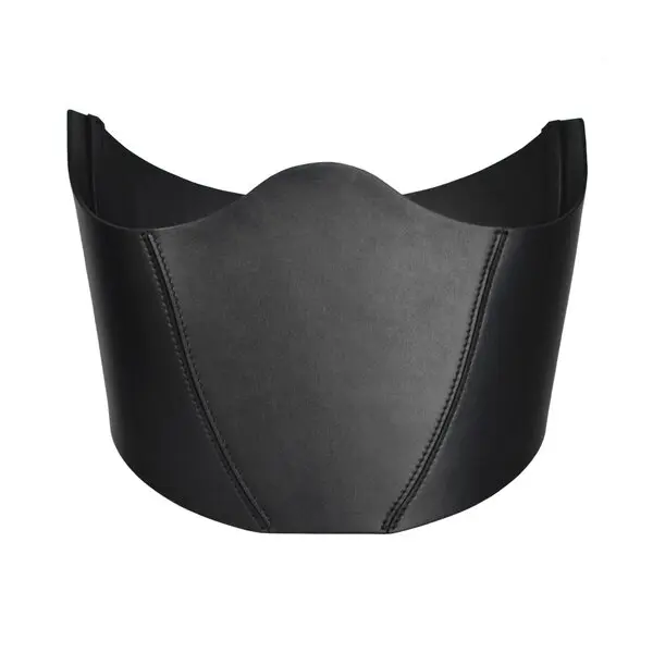 HAUTE CUIR Structural Underbust Leather Corset - Black