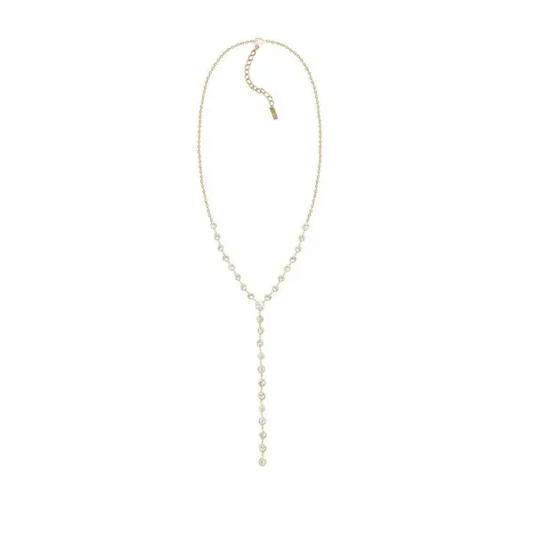 ADRIANA PAPPAS DESIGNS Crystal Ice Lariat - Gold
