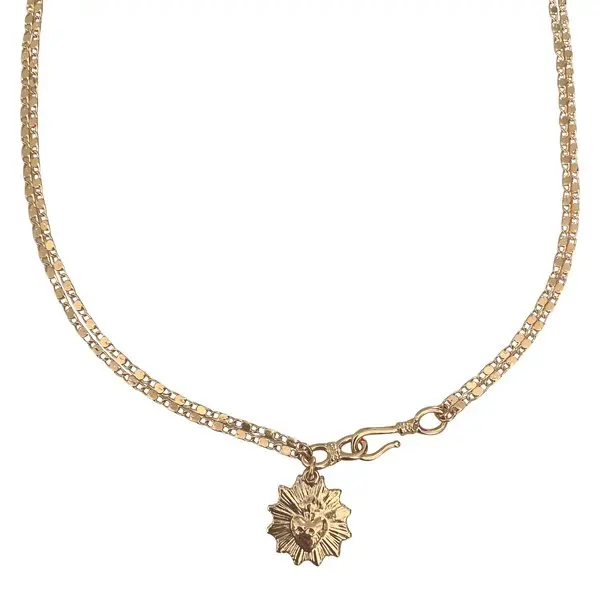 IN CAUDA VENENUM Grail Necklace - Gold