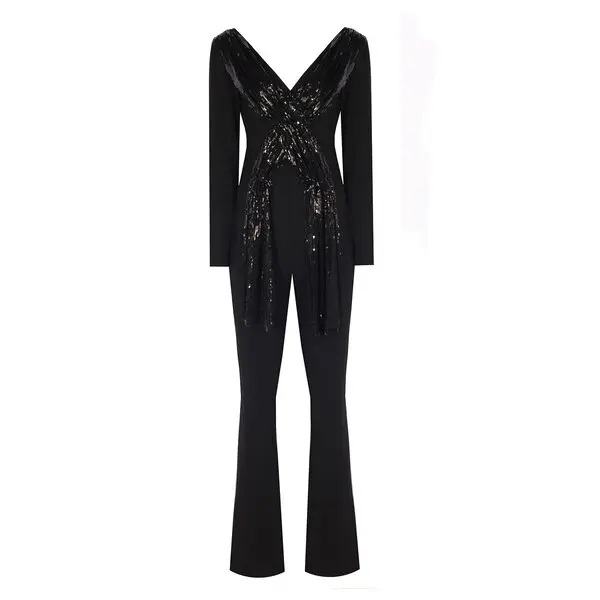 MADEBYZA Flared Jumpsuit - Black