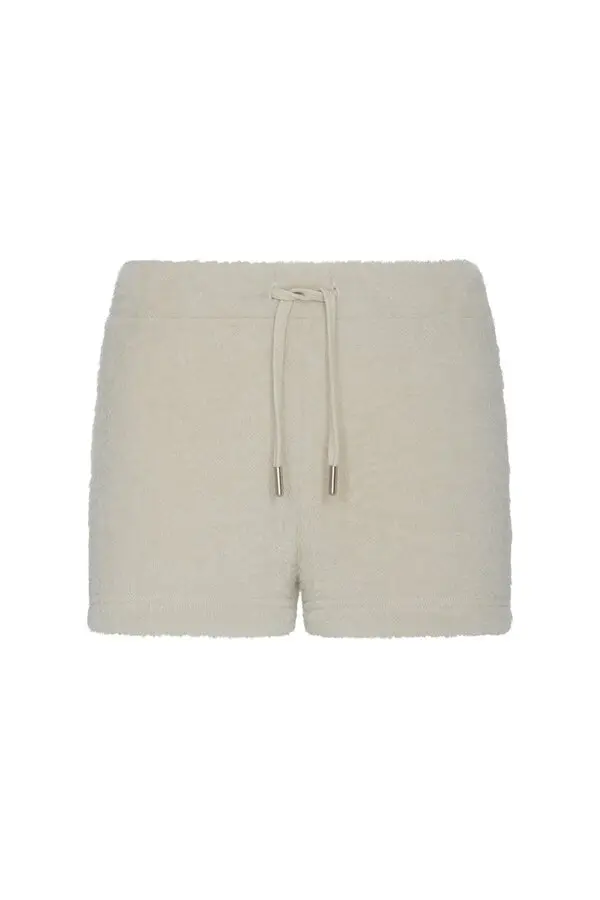 NO'DESIGN Neutrals Noa Ecru Mini Shorts - Beige