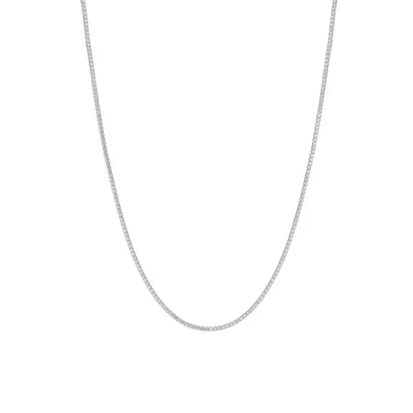 VANCHI Alba Tennis Necklace - Silver
