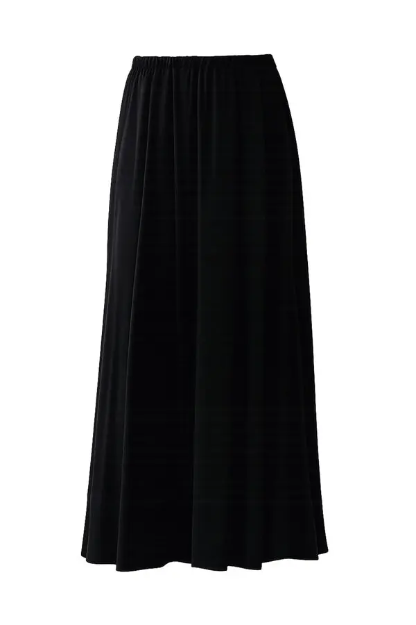 EXQUISE Sheer Viscose Maxi Skirt