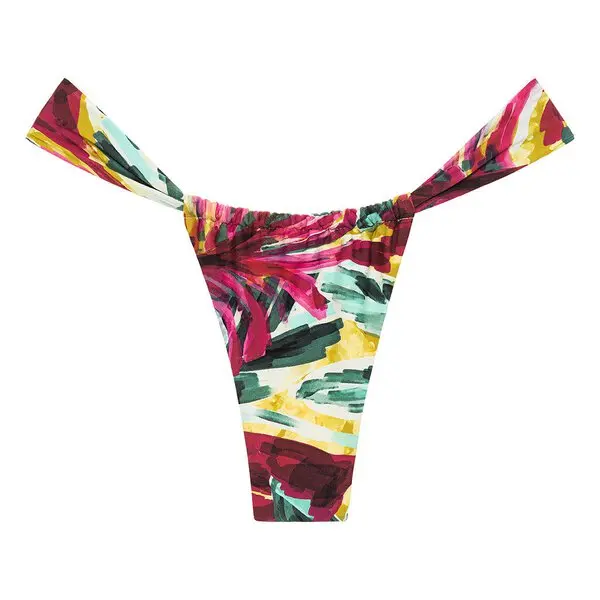MONTCE Isla Floral Sandra Bikini Bottom - Brown