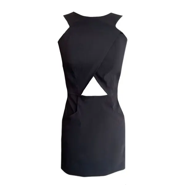MIRIMALIST Aura Mini Dress - Black