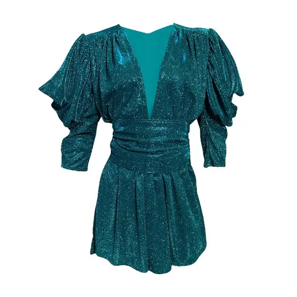 JULIA CLANCEY Car Jade Bermuda Jumpsuit Set