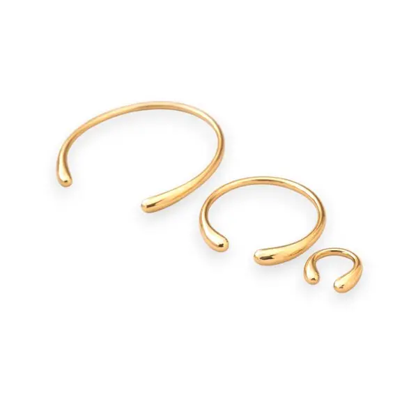 ORIAKU STUDIO The Bantu Set Plated Choker Necklace, Ring, Bracelet Handcrafted In Senegal West Africa - Gold