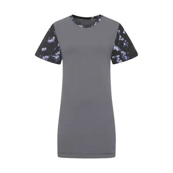 SOPHIE CAMERON DAVIES Charcoal Cotton T-shirt Dress - Grey