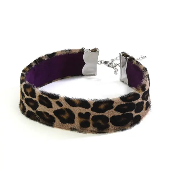Mishka Untamed Choker Necklace Leopard - Black/gray