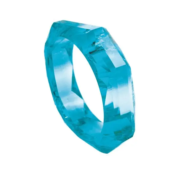 MICHAEL NASH JEWELRY Susanna Faceted Acrylic Bangle - Blue