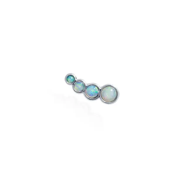 LEE RENEE Opal Climber Earring Right Ear
