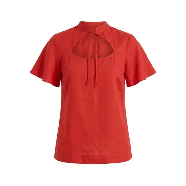 LILY AND LIONEL Camille Flutter Sleeve Top