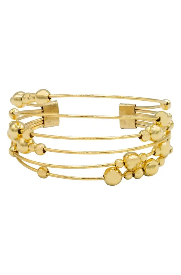 MARCIA MORAN Aurora Cuff Bracelet - Gold